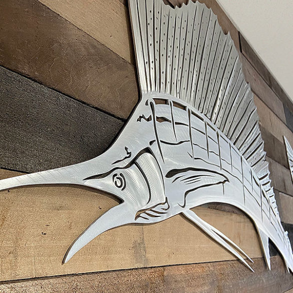 Sailfish Metal Wall Art - Profusion USA